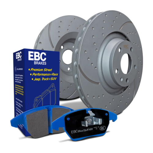 EBC S6 Kits Bluestuff NDX Brake Pads and Gray GD Rotors - EBC Brakes