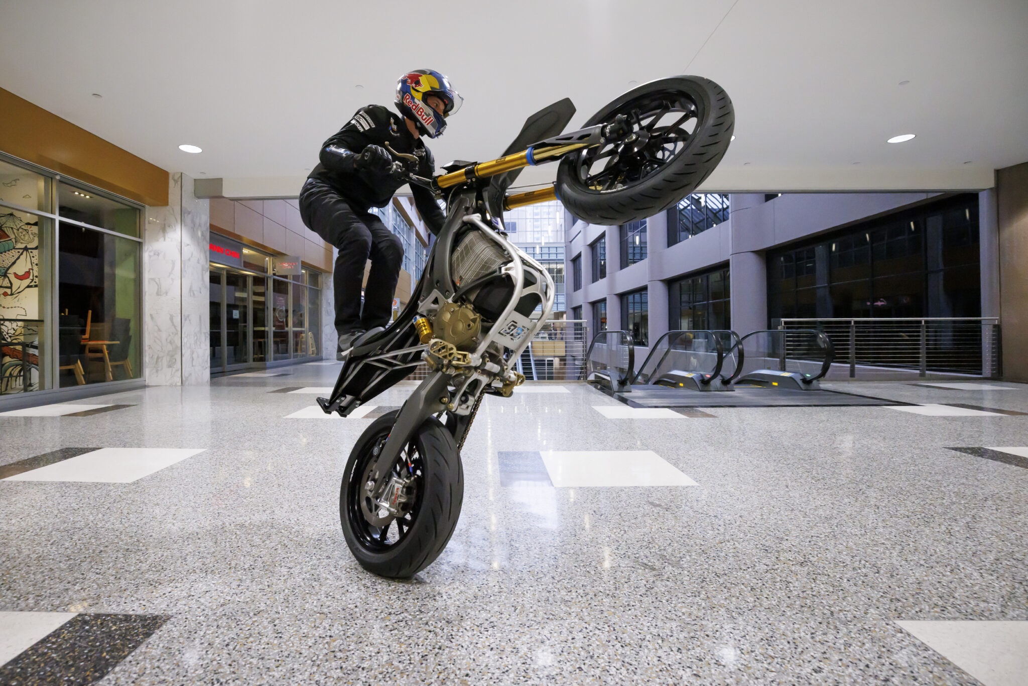 EBC-Equipped Aaron Colton Takes on World’s Biggest Indoor Walkway in ...